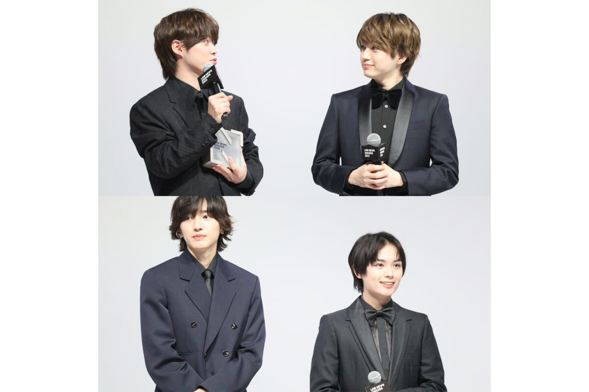 なにわ男子・西畑大吾の夢は「LINEスタンプになること！」大西流星から高橋恭平におねだりも…「LINE NEWS AWARDS 2022 ...